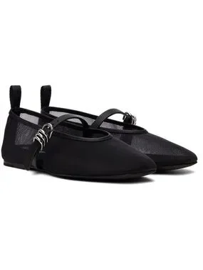 rag & bone | Shoes | Rag Bone Black Mary Jane Spire Flats With Silver ...